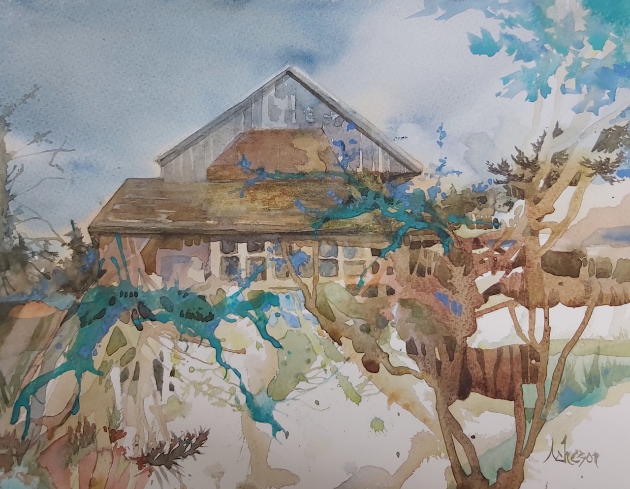 ACHESON JUILLET Donna - Breizh Aquarelle